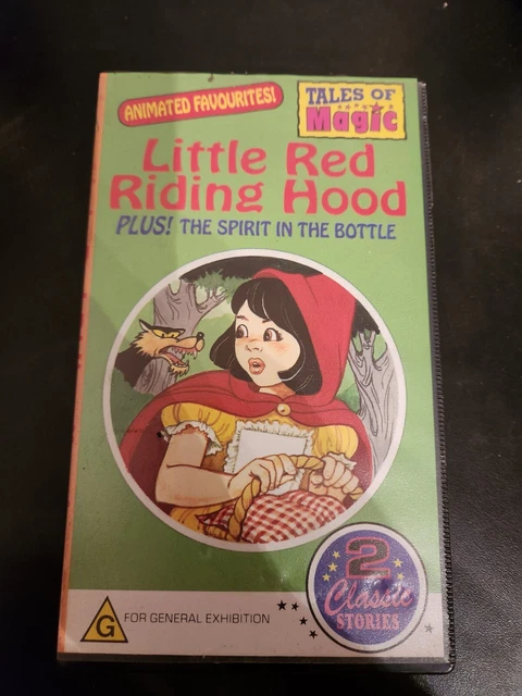 LITTLE RED RIDING HOOD + SPIRIT IN THE BOTTLE - Tales of Magic VHS ...
