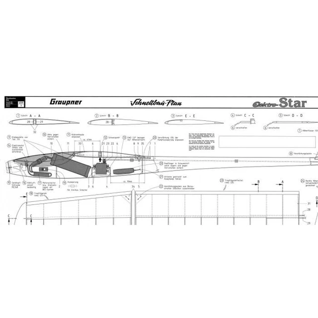 BAUPLAN ELEKTRO-STAR MODELLBAUPLAN EUR 16,95 - PicClick DE