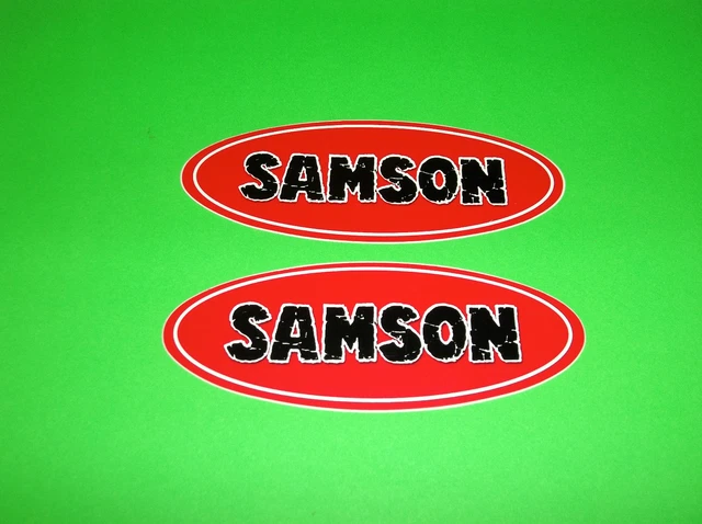 SAMSON EXHAUST HARLEY Davidson Motorcycle Cruiser Metric Bike Stickers ...