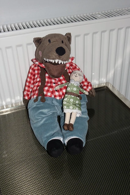 IKEA BÖSER WOLF und Großmutter aus Rotkäppchen Stofftier Plüschtier TOP ...