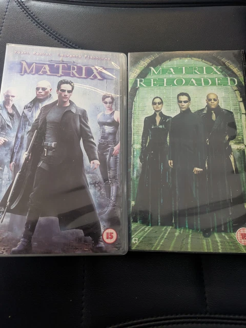 THE MATRIX & Matrix Reloaded VHS Video Tape PAL Sealed £12.92 - PicClick UK