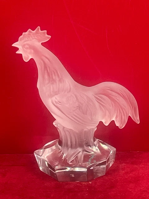 FIGURINE CRISTAL CRYSTAL collection Goebel Coq EUR 59,00 - PicClick FR