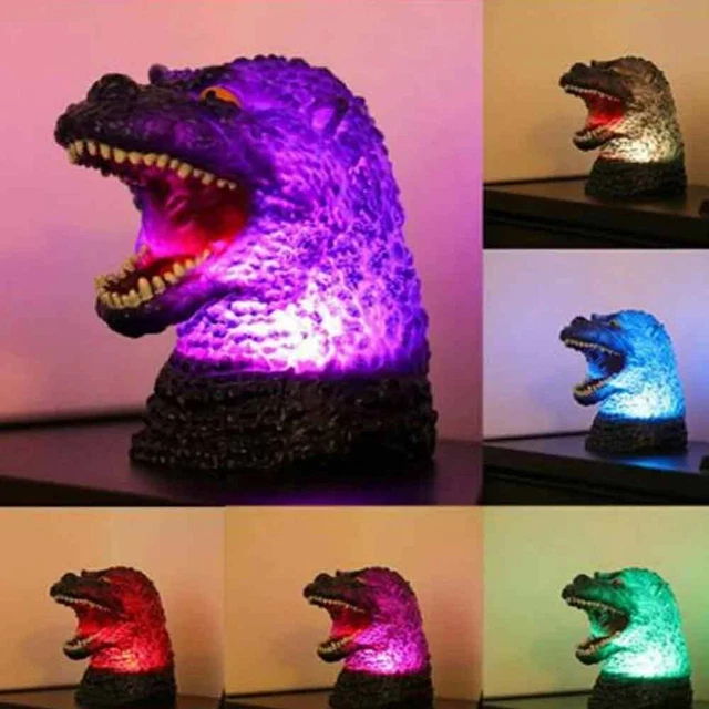 LED GODZILLA NIGHT Light Color Changing Rechargeable Sensor Touch Lamp ...
