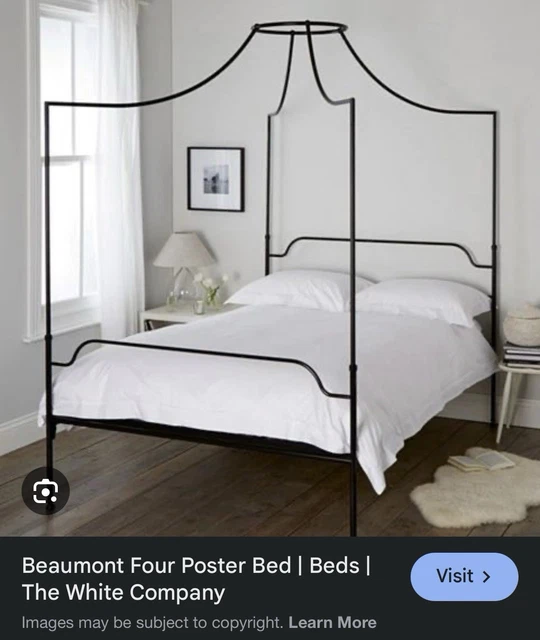 WHITE COMPANY BEAUMONT King Sized Bed Frame £363.70 - PicClick UK