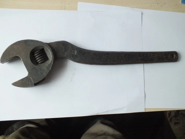 ALTER ROLLGABELSCHLÜSSEL FRANZOSE Engländer Werkzeug Verstellbar EUR 20 ...