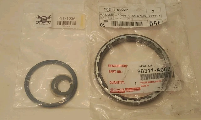 GUNUINE TOYOTA REAR Main Crankshaft Oil Seal 90311-A0027 $68.37 ...