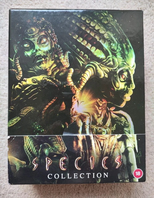 SPECIES COLLECTION 1-4 (Blu-ray, 2022, Collector's Deluxe Edition), UK ...