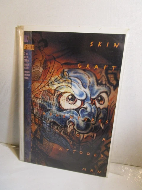 SKIN GRAFT: THE Adventures of a Tattooed Man #3 (Sep 1993, DC) BAGGED ...