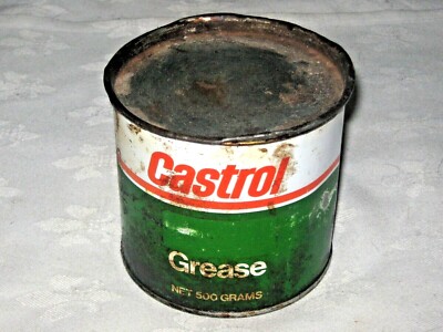 A VINTAGE 1980'S Castrol Grease Net. 500g Automotive Grease Tin (with ...