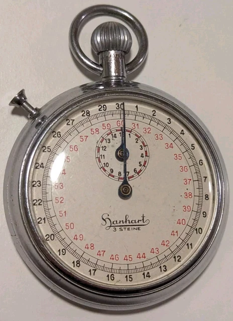 WWII ERA GERMAN U-Boat BATTLESHIP Torpedo Timer STOPWATCH HANHART ...