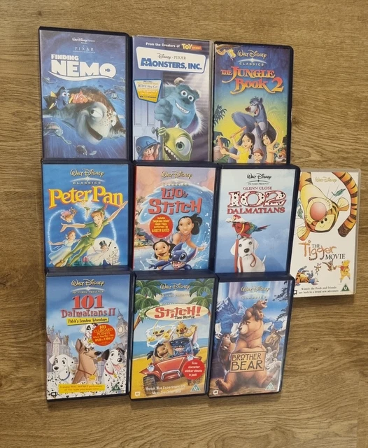 BUNDLE OF 10 Walt Disney & Pixar VHS Video Cassettes.. £25.00 - PicClick UK