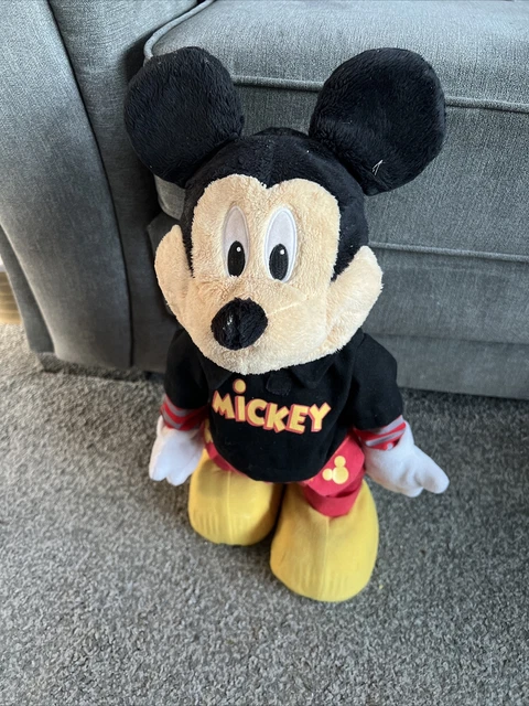 DISNEY MATTEL FISHER Price 2009 Mickey Mouse Talking Moving 17” Toy ...