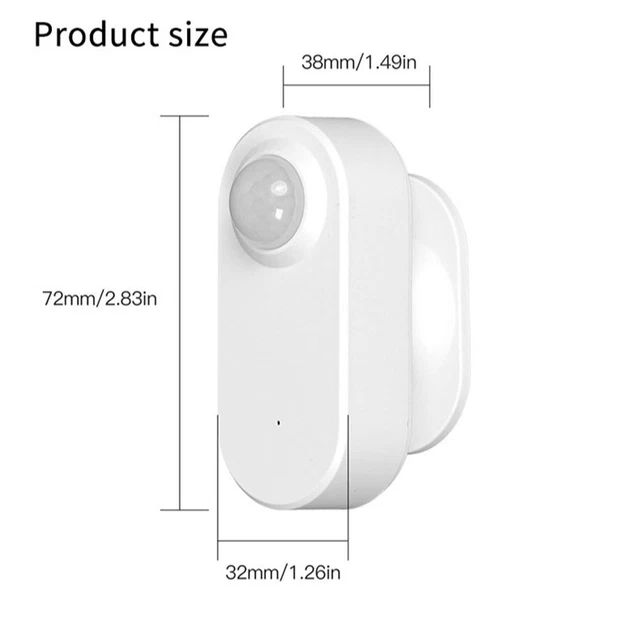 HUMAN PRESENCE SENSOR for ZigBee Smart System Battery Powered for Tuya ...