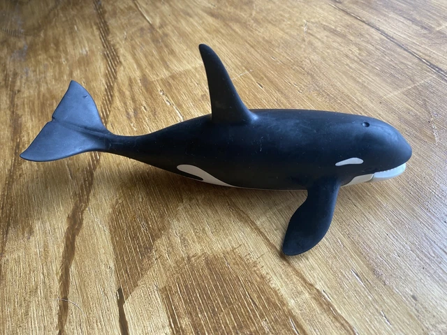 PLAYMOBIL 7654 ORCA Killer Whale Ocean Predator Toy Figure Vintage 1996 ...