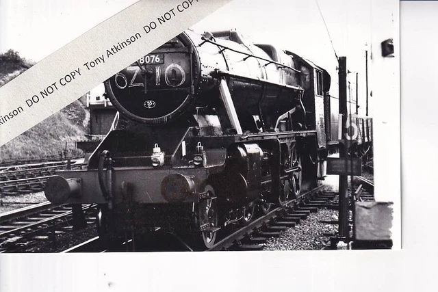 B.R. - EX Lms 8F 2-8-0 No. 48076 @ Carnforth - Vintage Image - # L15590 ...