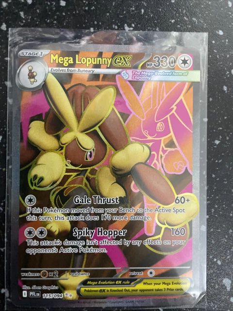 MEGA LOPUNNY EX 115/094 Me02: Phantasmal Flames Holo £4.48 - PicClick UK