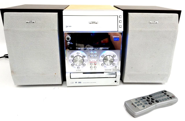 PHILIPS MC-90 MICRO 3 CD Recorder System Radio Remote Control Hi-Fi CD ...