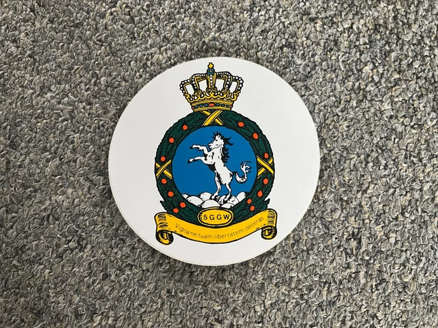 KONINKLIJKE LUCHTMACHT HOLLAND Aufkleber "5 Ggw-Groep Geleide Wapens ...