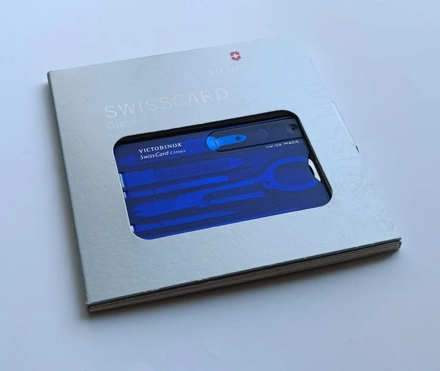 VICTORINOX SWISS CARD SwissCard Carte Multifonctions couteau EUR 45,00 ...