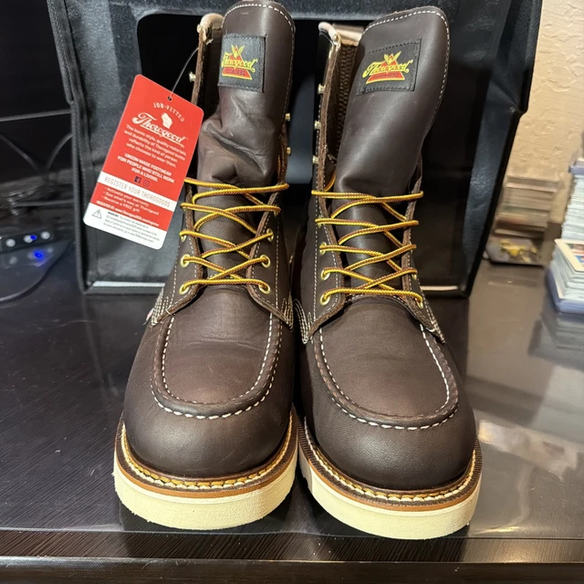 THOROGOOD BOOTS 814-3800 Waterproof 8" Moc Toe American Heritage Soft ...