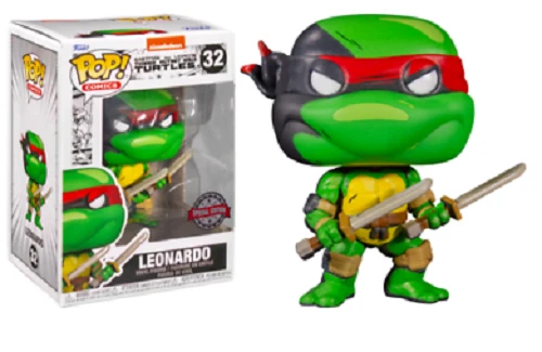TEENAGE MUTANT NINJA Turtles Leonardo Comic Exclusive Pop! Vinyl Figure ...