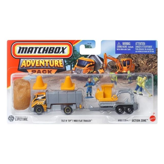 MATCHBOX - 2025 Adventure Pack MBX Construction Zone (BBJCN10) £15.54 ...