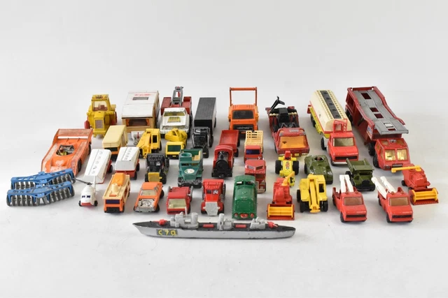 JOB LOT 3KG Matchbox Corgi Die-Cast Toys Cars 1972-1981 Industrial ...