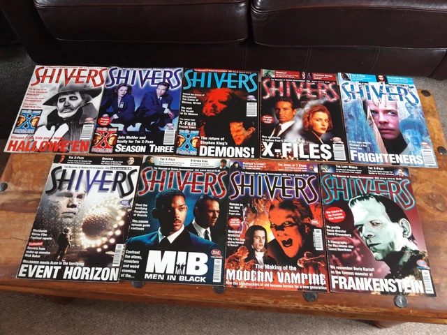 SHIVERS HORROR SC-FI Magazine Bundle #23 #24 #25 #36 #37 #43 #44 #45 ...