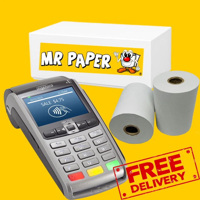 IWL200 / IWL220 PDQ iWL250 PDQ Rolls / Card Machine Rolls (Box of 20 ...