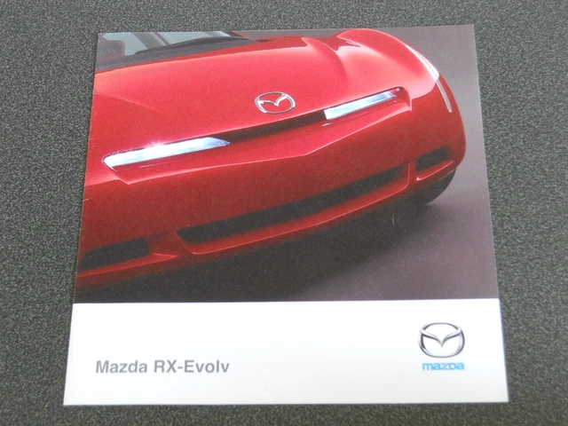 MAZDA RX-EVOLV CONCEPT-CAR brochure catalogue document - Genève 2000 ...