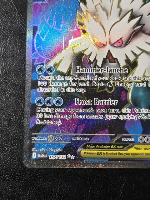 POKEMON TCG MEGA Evolution Mega Abomasnow EX 157/132 Full Art NM £0.75 - PicClick UK