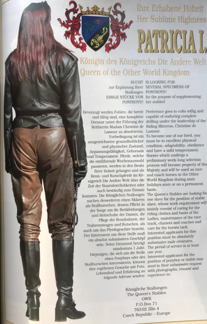 RARE OWK OTHER World Kingdom Czech Femdom Magazine Issue One Stunning New £44.95 - PicClick UK