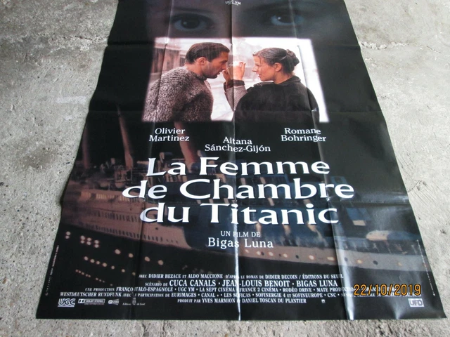 LA FEMME DE CHAMBRE DU TITANIC Affiche cinéma originale pliée f:120/160 Bon état EUR 10,00 ...