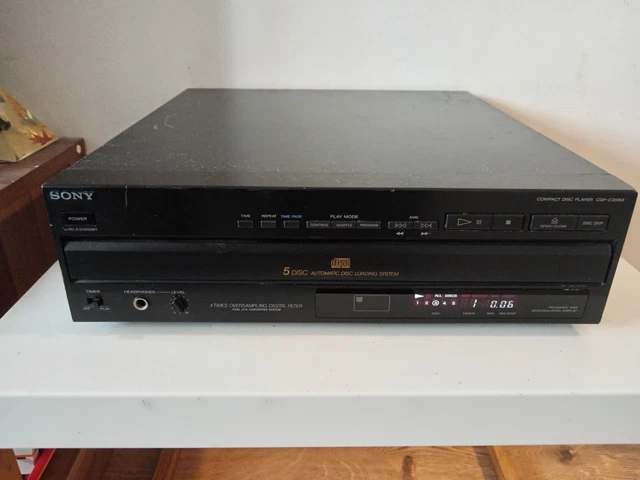 SONY CDP-C30M 5 Disc CD Player Separate £50.00 - PicClick UK