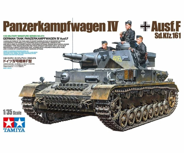 TM35374 TAMIYA 1/35 Panzerkampfwagen IV Ausf. F EUR 42,90 - PicClick DE