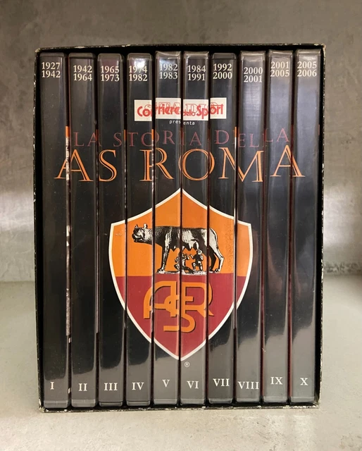 LA STORIA DELLA A.S. Roma in 10 DVD EUR 50,00 - PicClick IT