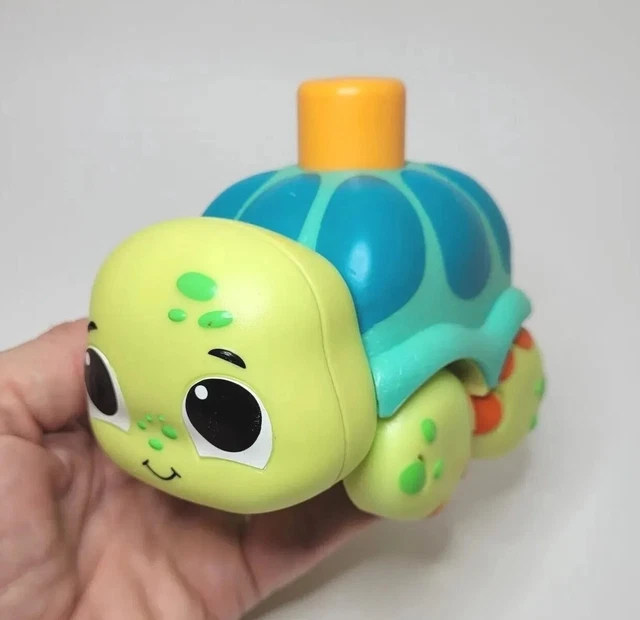 LITTLE TIKES BABY Touch 'n Go Rolling Turtle Toy Turtle Push Button Toy ...
