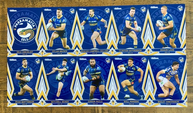 2023 TLA NRL Traders Series Rugby League Cards - Parramatta Eels Team ...