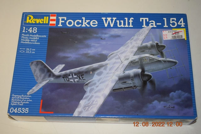 REVELL 04535 FOCKE Wulf Ta-154 1:48 NEU mit OVP EUR 34,95 - PicClick DE
