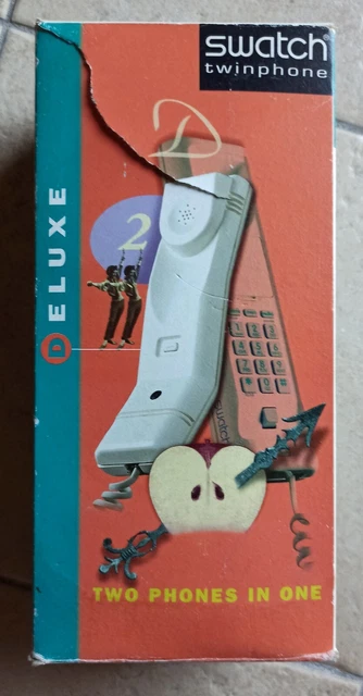 TELEFONO SWATCH TWIN PHONE Deluxe Model Vintage - con confezione EUR 12 ...