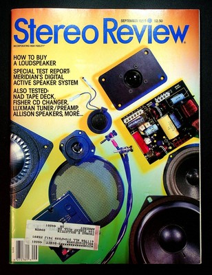 VINTAGE STEREO REVIEW Magazine September 1989 Loudspeakers Denon ...