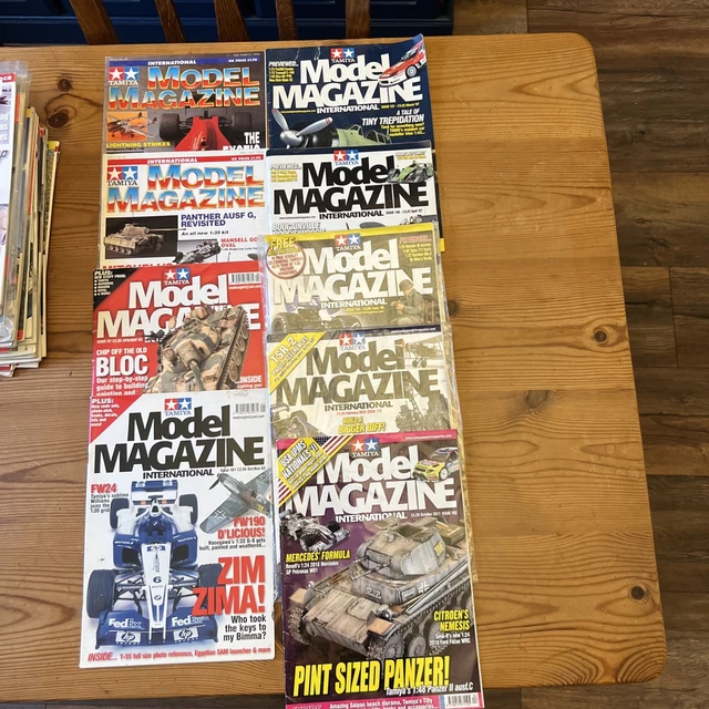 TAMIYA MODEL MAGAZINE International 1994-2011 X9 Issues. Job Lot Bundle ...