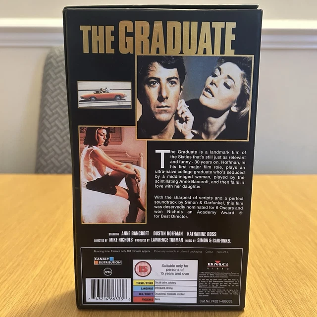 THE GRADUATE VHS 30th Anniversary Limited Edition With 4 collectors ...