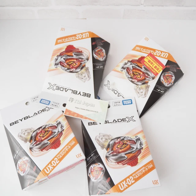 (NEW)TAKARA TOMY BEYBLADE X UX-02 Starter Hells Hammer 3-70H from Japan In Stock £24.05 ...