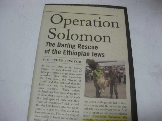 OPERATION SOLOMON: THE Daring Rescue of the Ethiopian Jews by Stephen ...