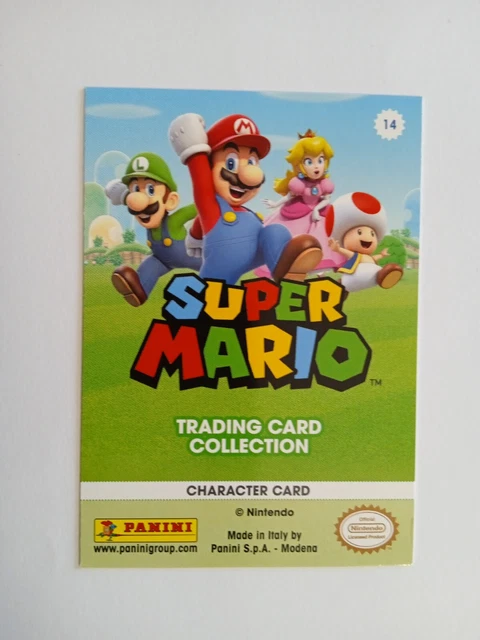 SUPER MARIO TRADING CARD COLLECTION PANINI 2022 CHARACTER CARD DIDDY ...
