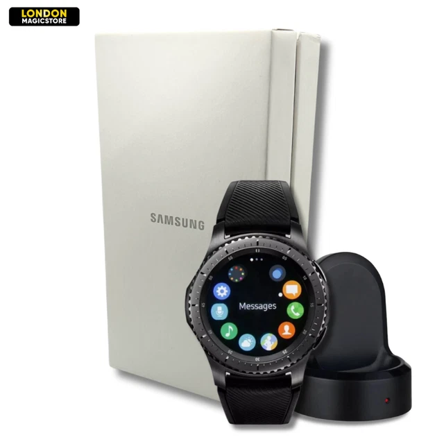 SAMSUNG GALAXY WATCH Gear S3 Frontier 46mm GPS Smartwatch - Excellent ...