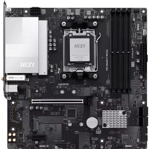 MSI PRO B840M-P WIFI6E motherboard AMD B840 Socket AM5 micro ATX £160.39 - PicClick UK