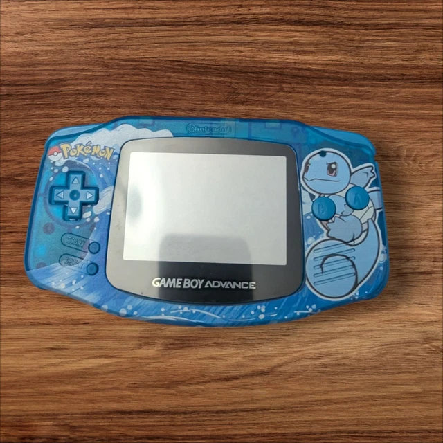 NINTENDO SQUIRTLE POKEMON Complete Shell Kit Game Boy Advance Housing ...