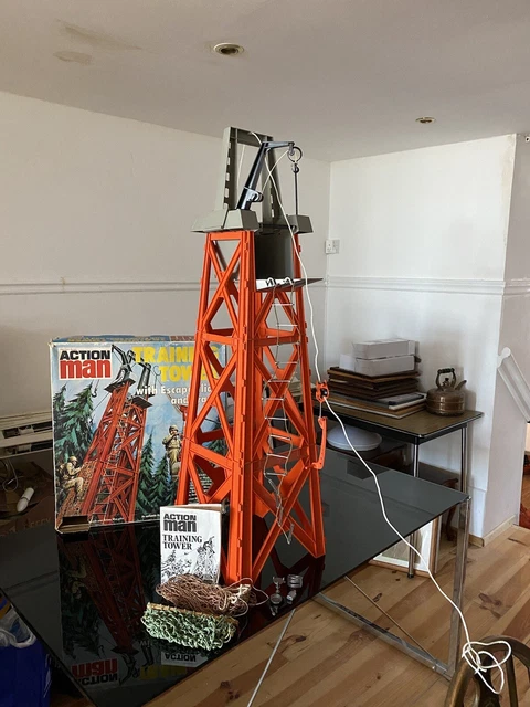 VINTAGE ACTION MAN Training Tower, 1970S, Complete, Boxed, Instructions ...